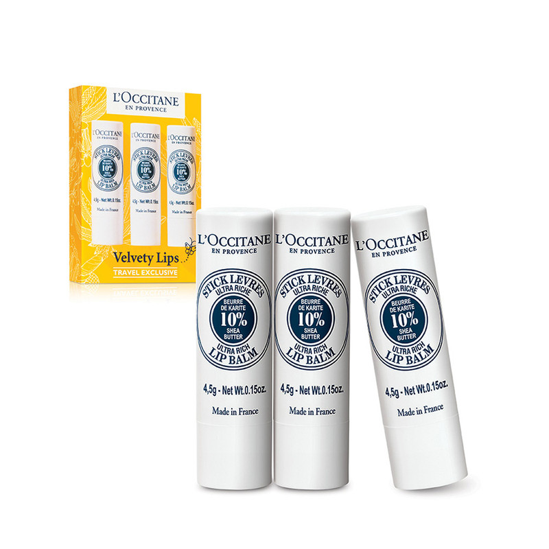 Loccitane 歐舒丹乳木果滋潤護唇膏三件裝4 5g 3 润唇膏 歐舒丹 Loccitane Cdf Beauty 線上商城