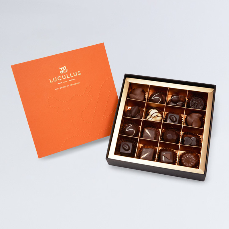 Lucullus 龍島 果仁朱古力禮盒 (16粒裝) l Lucullus Nut Chocolate Gift Box (16pcs ...