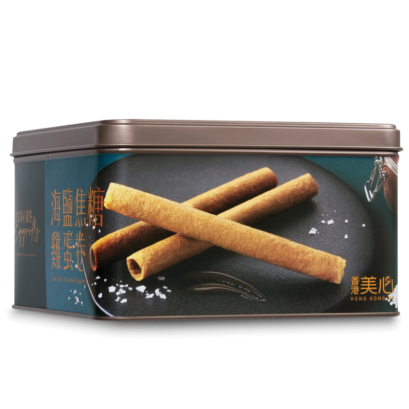 Maxim's 美心海鹽焦糖雞蛋巻(32條裝)丨MX Sea Salt Caramel Eggrolls (32 pieces)-饼干/烘焙 ...